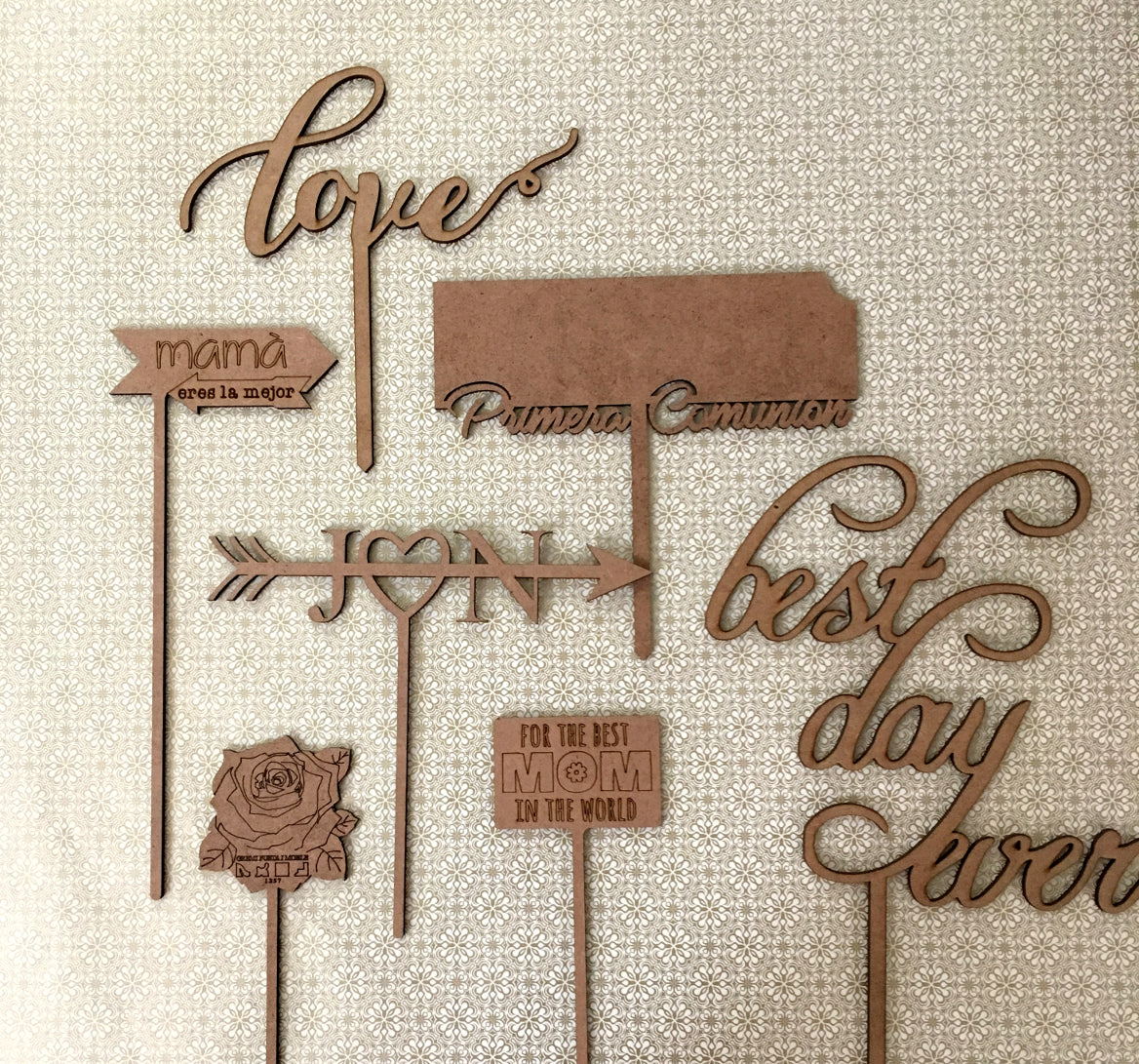 Tableros de madera DM (MDF) de 2mm, hojas, pintura, manualidades – Wood ...